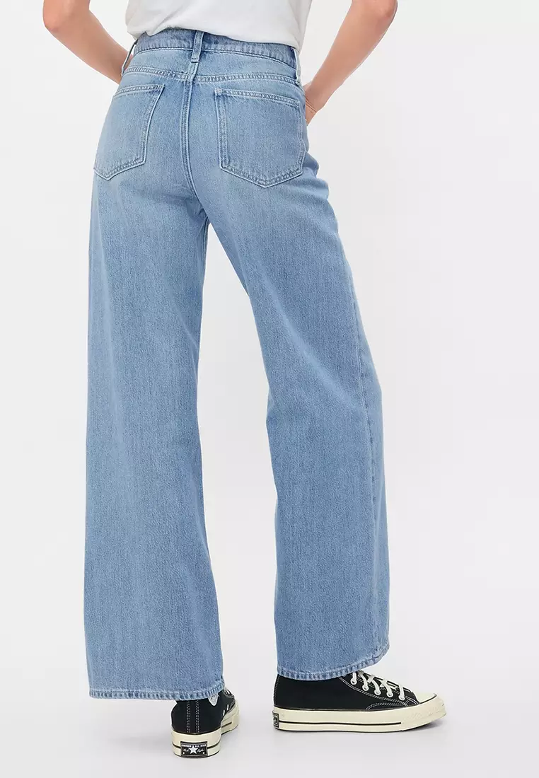 Buy GAP Wide Leg Jeans 2025 Online | ZALORA