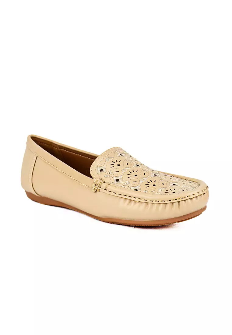 Buy Mario D' boro Runway Women's Loafers Shoes LX 25670 Taupe C49 2026 ...