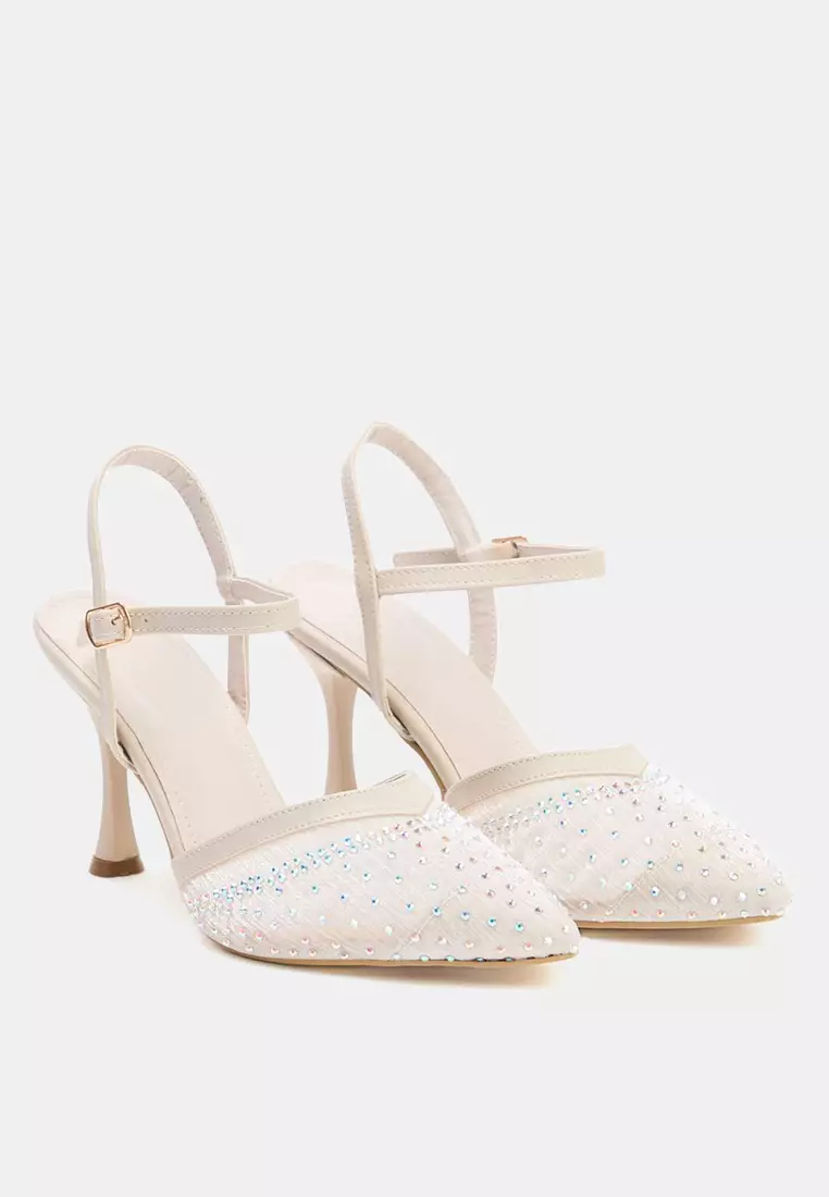 Buy Trendyol Stones Embellished High Heels 2026 Online | ZALORA Philippines