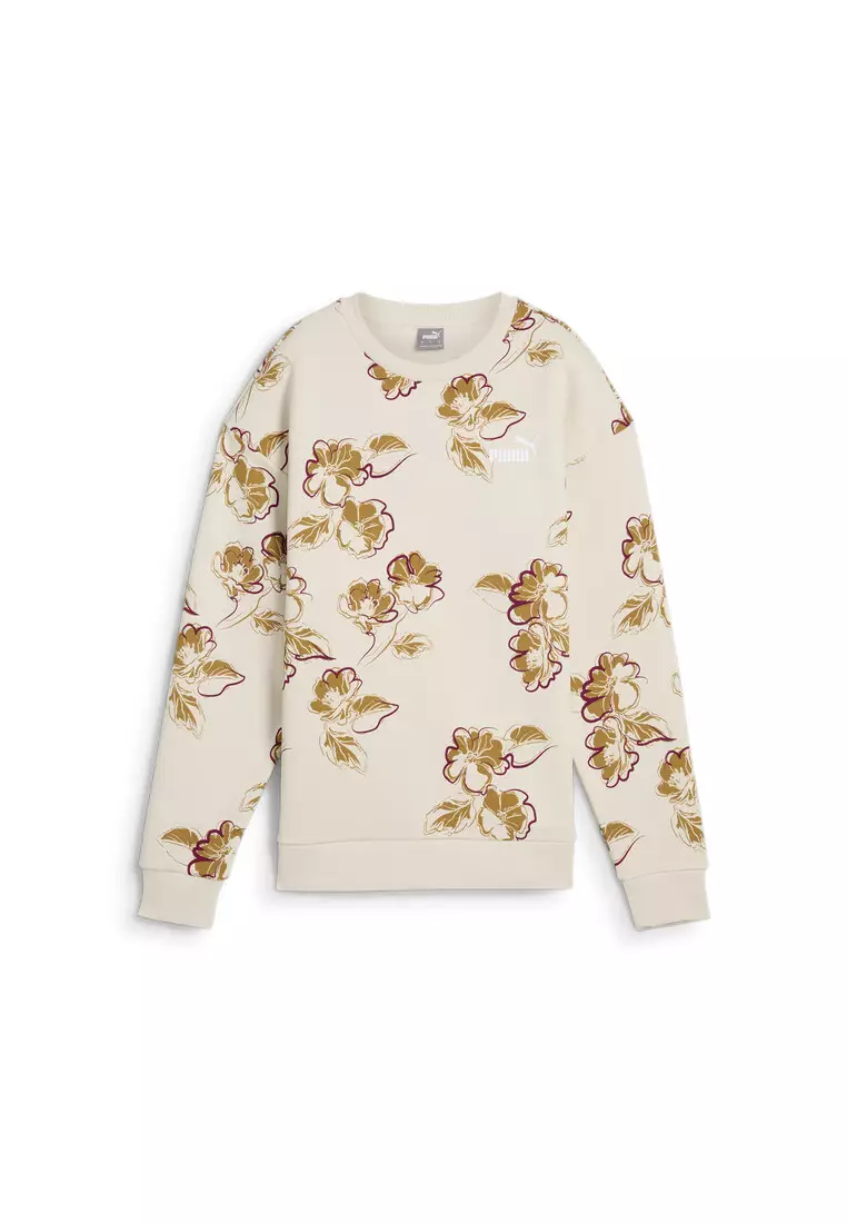 PUMA Essentials+ FLORAL VIBES Women's AOP Fleece Crew 2026 | Buy PUMA ...
