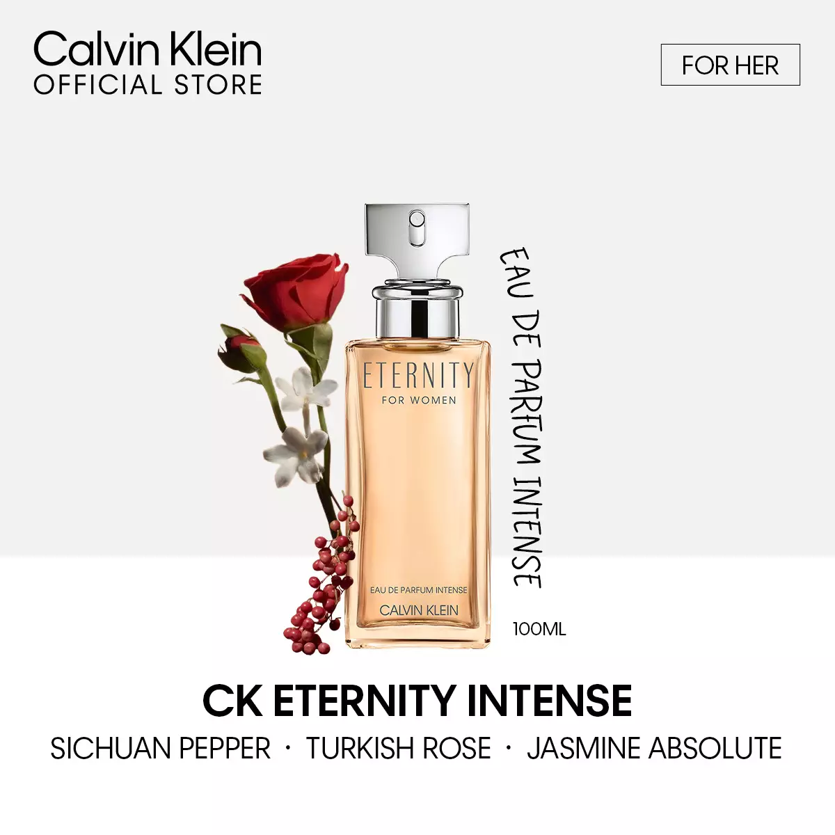 Buy Calvin Klein Fragrances CK Eternity for Women Eau de Parfum Intense ...