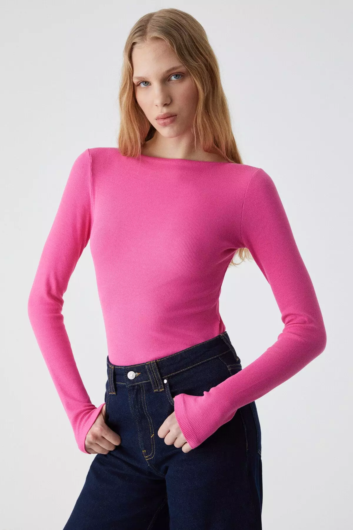 Buy GRIMELANGE Wide Neck Blouse 2025 Online | ZALORA Philippines