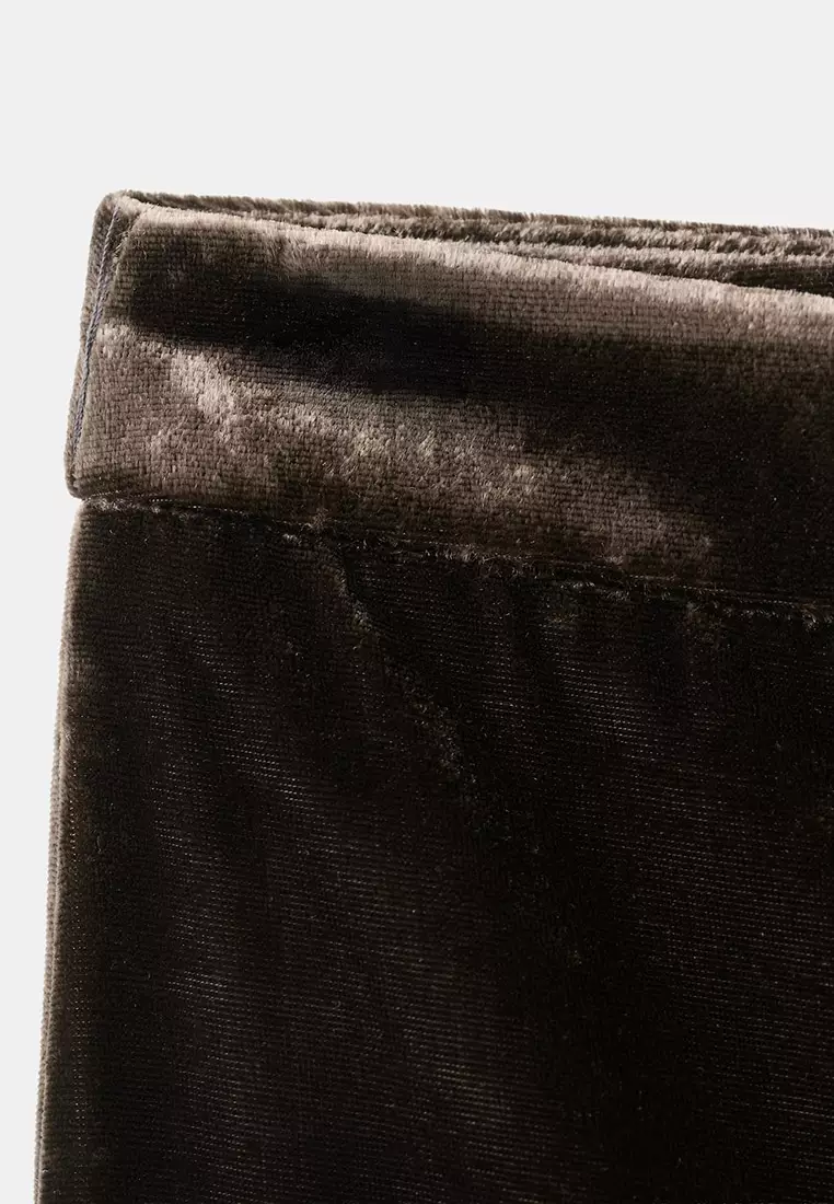 Buy Mango Velvet Suit Trousers 2026 Online | ZALORA