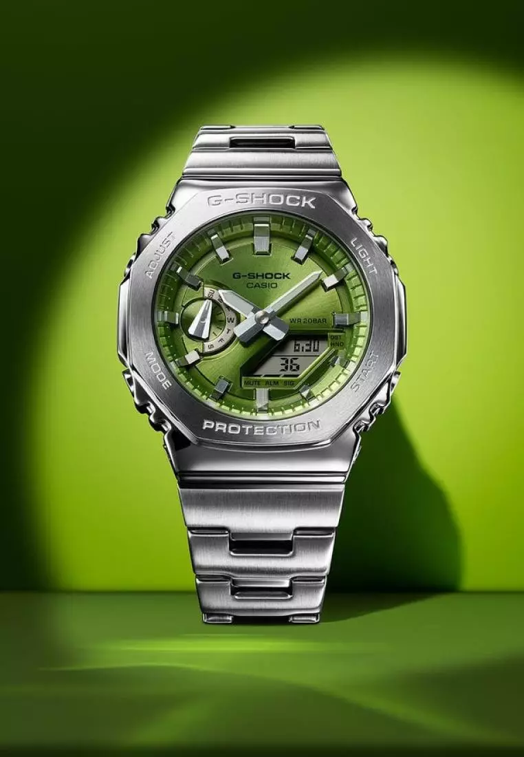 Buy Casio Casio G-Shock G-Steel Green Dial Watch GM-2110D-3ADR 2025 ...