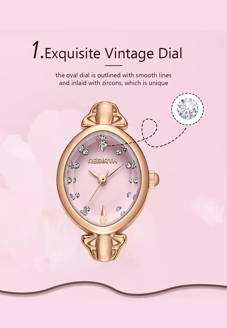 Jual Rebirth Watch Jam Tangan Wanita Anti Air Original Analog Elegan ...
