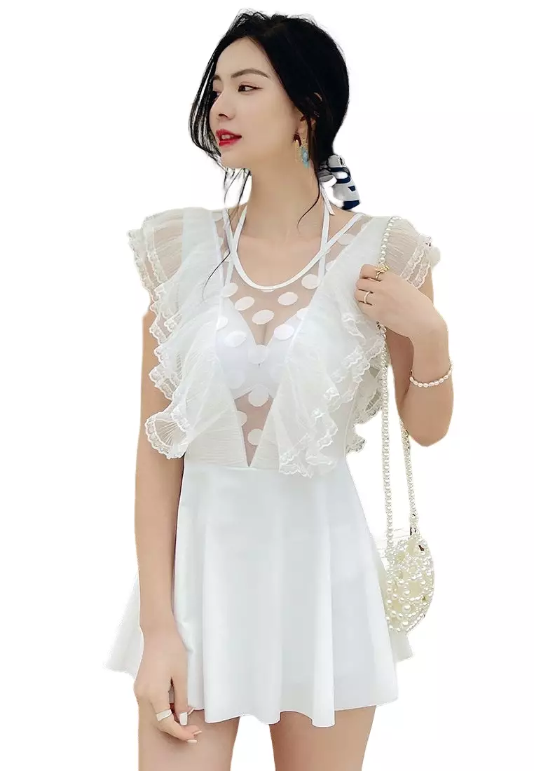 Buy Zitique Sexy Tulle Low One Piece Swimsuit 2024 Online Zalora