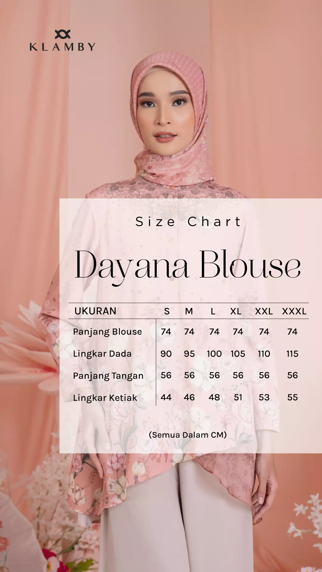 Jual KLAMBY Klamby - Dayana Blouse Blooming Silver Original 2025 ...