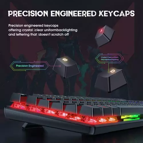 Buy ONIKUMA Onikuma G27 Wired Keyboard 104-Key USB Interface Backlit ...