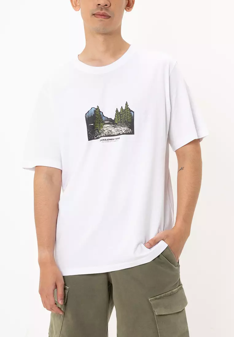 Jual Jack & Jones Portland Lino Front Tee Original 2024 | ZALORA ...