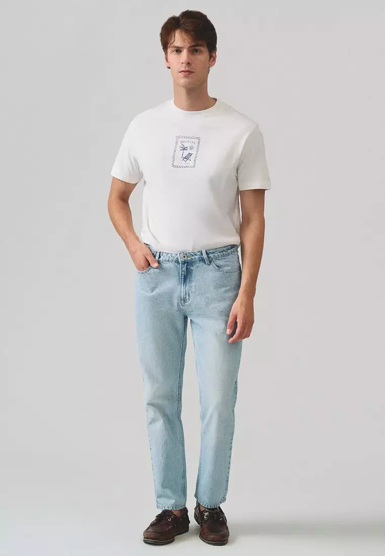 Buy REGATTA Slim Fit Light Wash Jeans 2026 Online | ZALORA Philippines