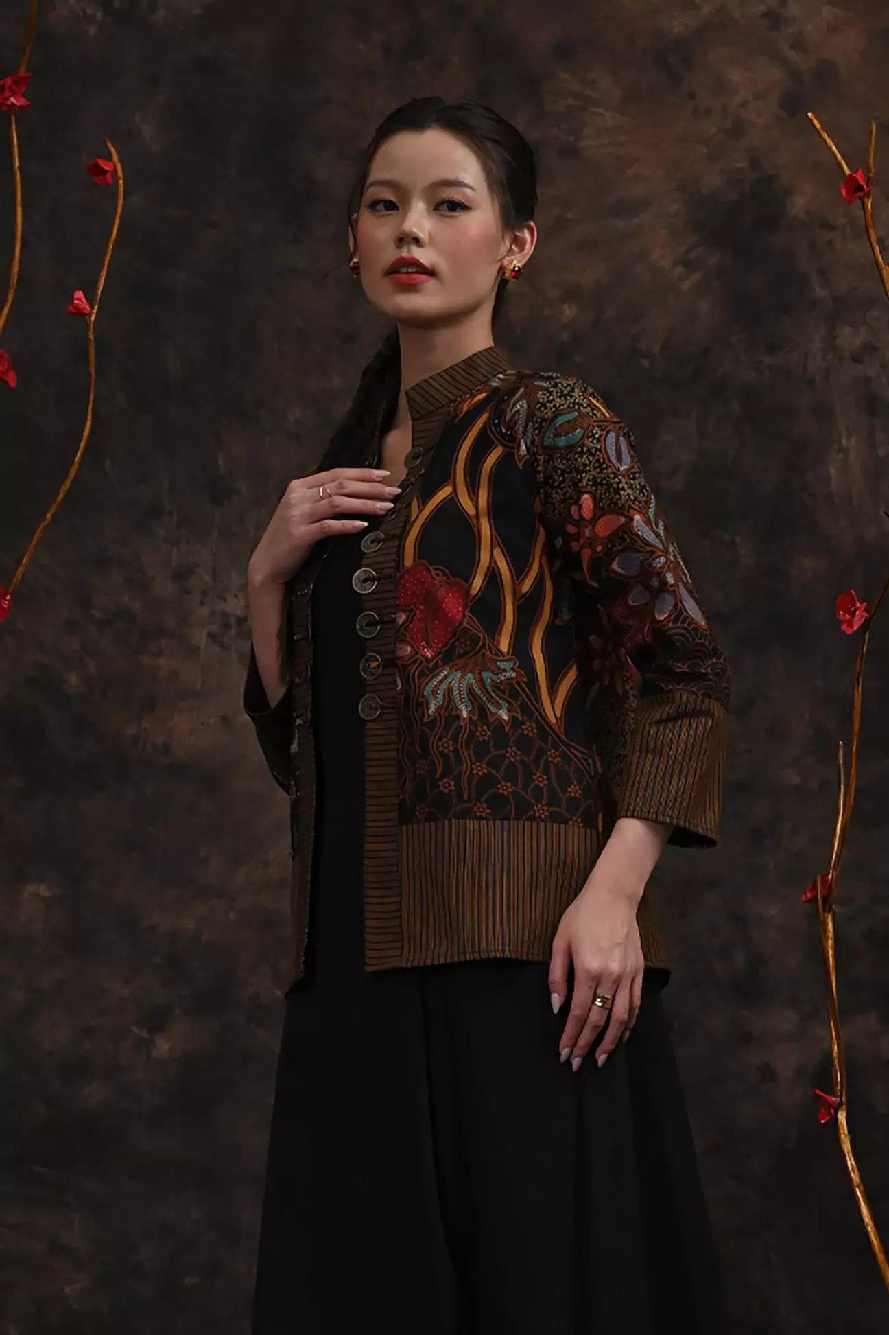 Jual Nona Rara Batik NONA RARA - Jenny Encim T3177, Outer Batik Casual ...