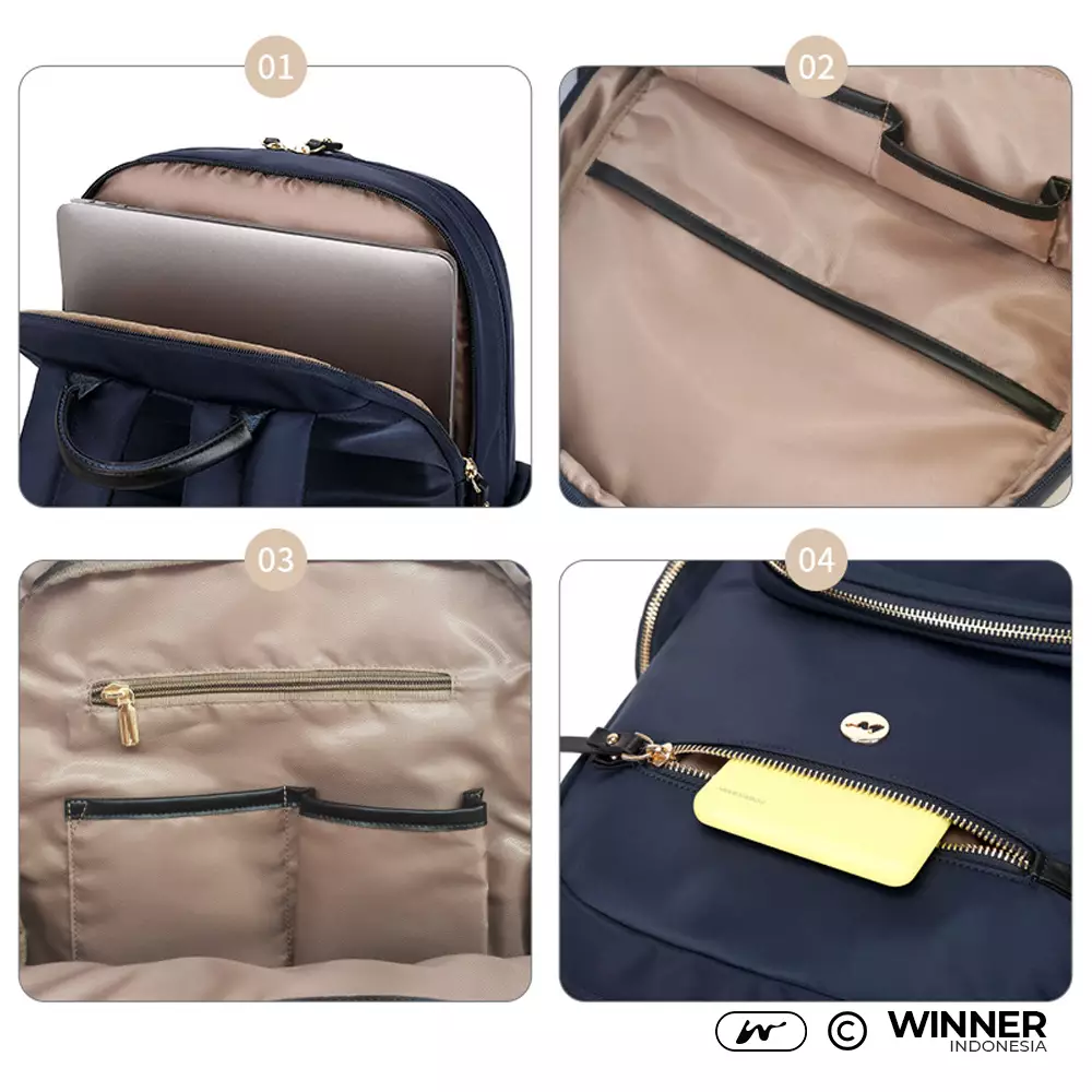 Jual WINNER WINNER Tas Ransel Laptop 15,6 inch Oxford Anti-Air Backpack ...