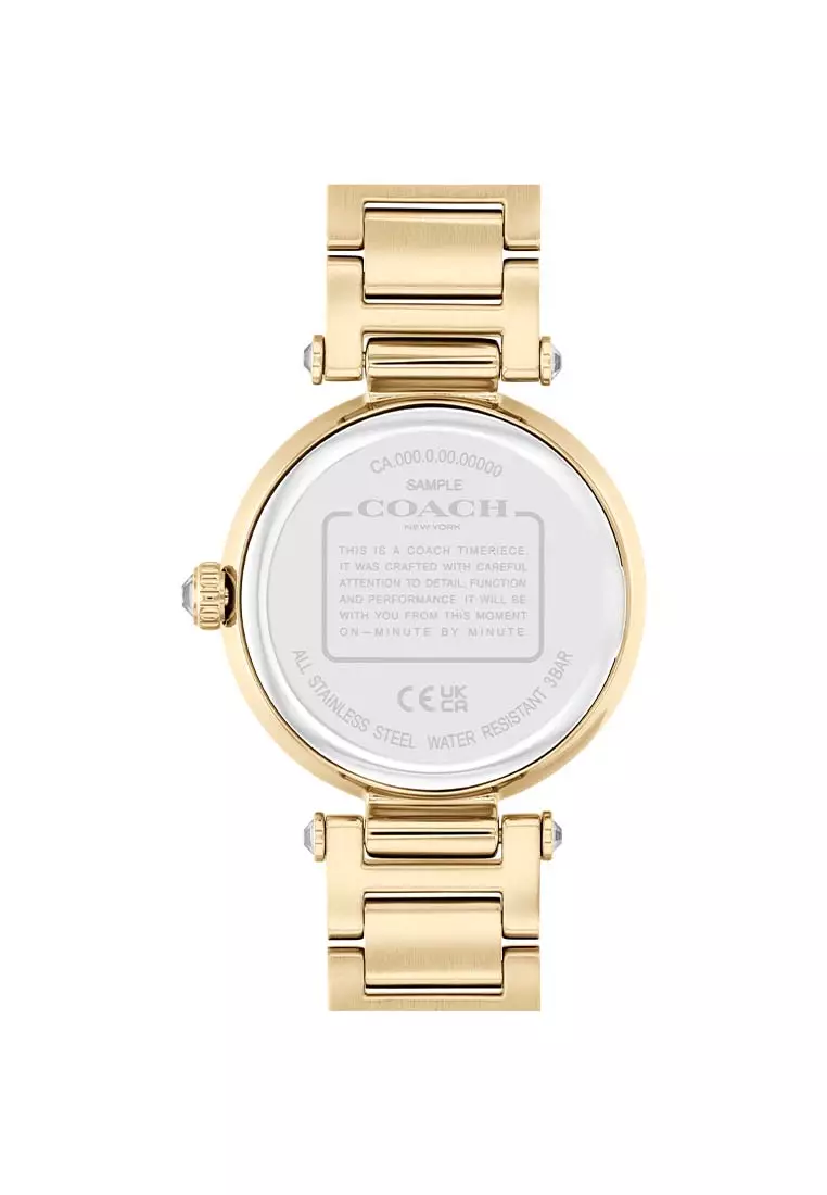 Buy Coach Cary Gold Stainless steel Analog Women's Watch CO-14504271 ...
