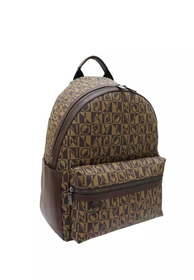 Buy BONIA Bonia Men Daria Monogram Backpack 830060-009-15 2025 Online ...