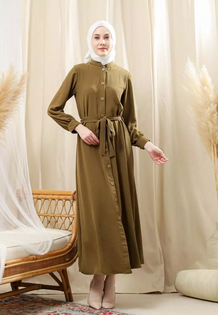 Jual EPC Eddy P Chandra EPC Gamis Ivy - Olive Original 2025 | ZALORA Indonesia