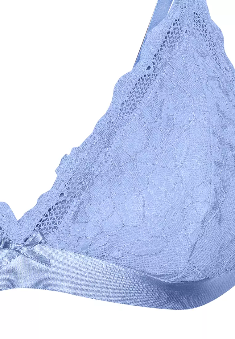 Buy Cotton On Body Everyday Lace Triangle Padded Bralette Online | ZALORA Malaysia