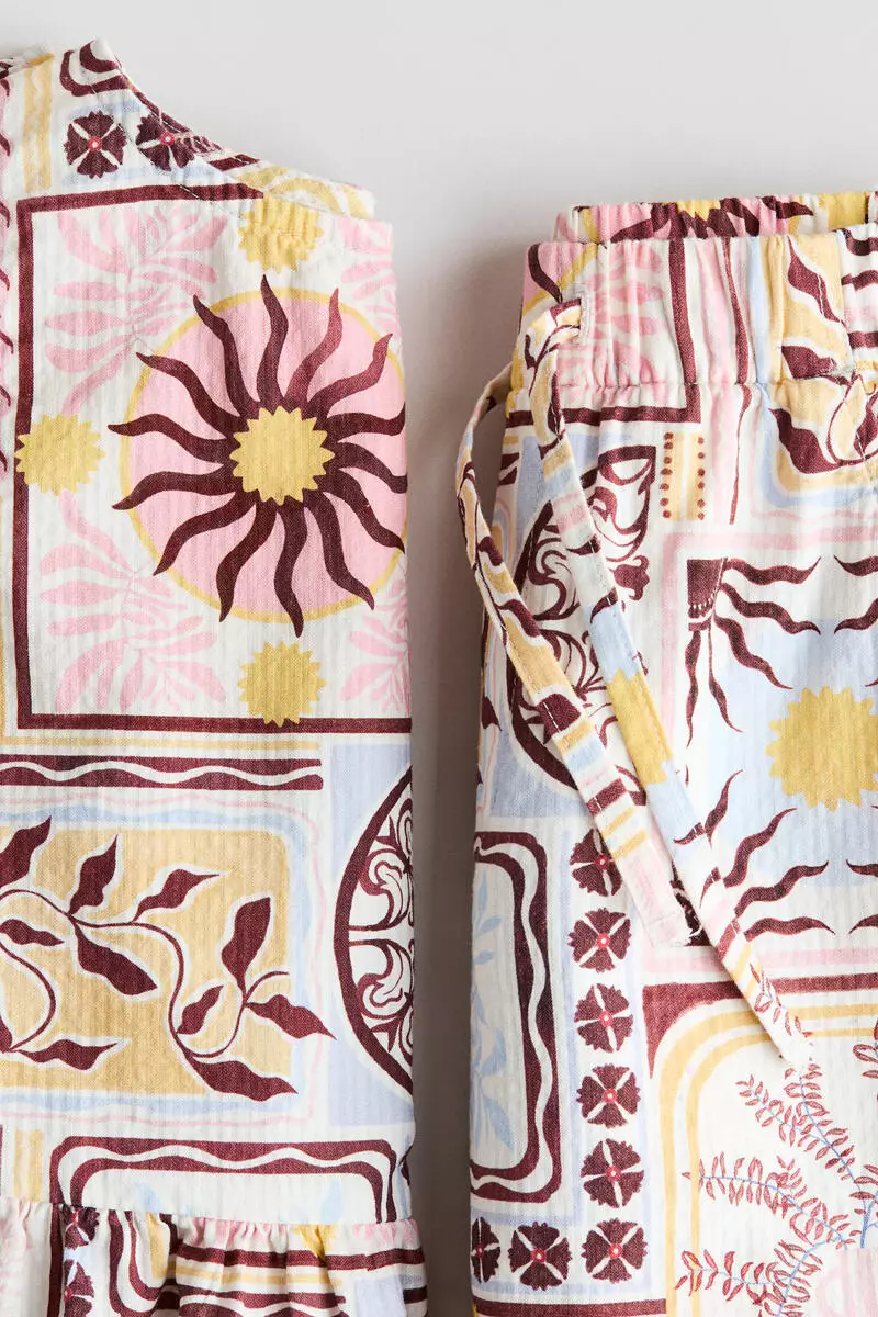 Buy H&M 2-piece patterned cotton set 2026 Online | ZALORA