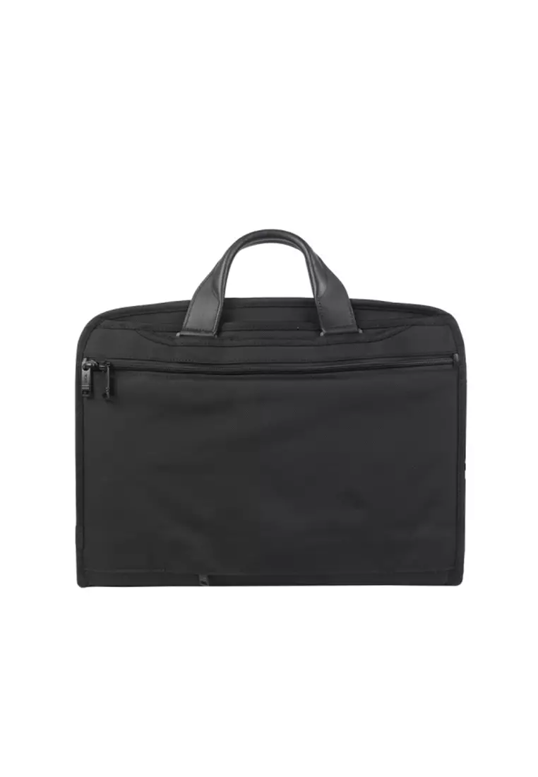 Buy TUMI Alpha 3 Black Compact Large Screen Laptop Brief In Black ...