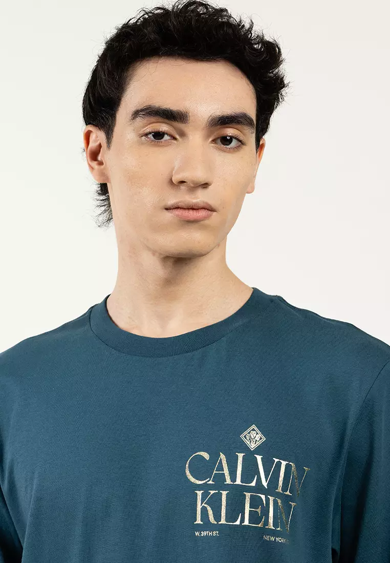 Buy Calvin Klein 20s Calvin Roses Graphic Tee - Calvin Klein Jeans 2026 ...