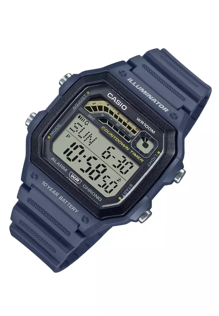Buy Casio Digital Watch WS-1600H-2A 2025 Online | ZALORA Philippines