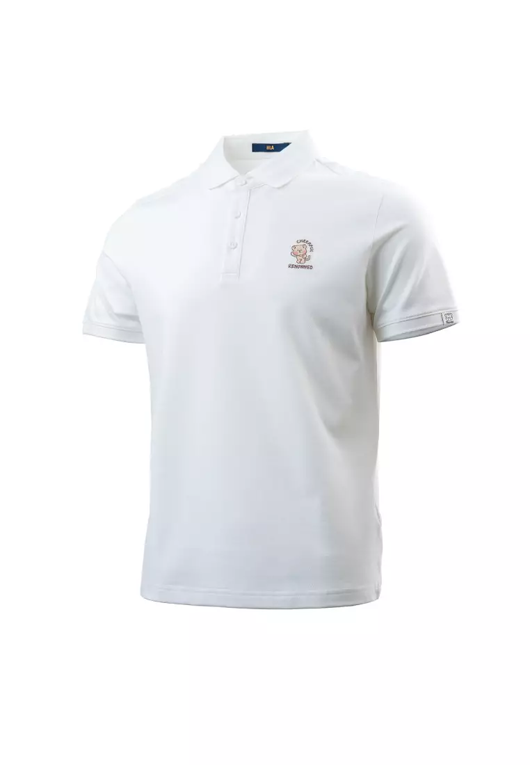 Buy HLA The Star Paws Series Cartoon Printing Short Sleeve Polo Shirt ...