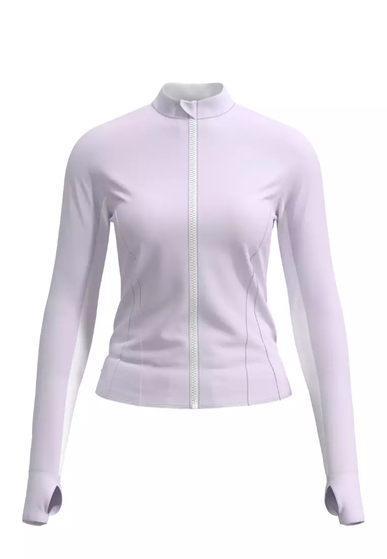 Buy Sunseeker Supplementary Light Purple Slim Fit Zip Front UV Jacket ...