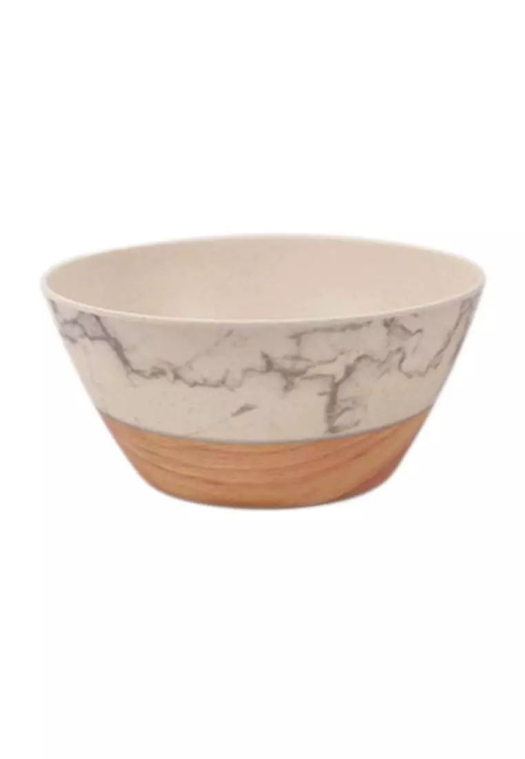 Buy Slique Slique Premium Melamine Dinner Bowl 6in - Bamboo Design ...