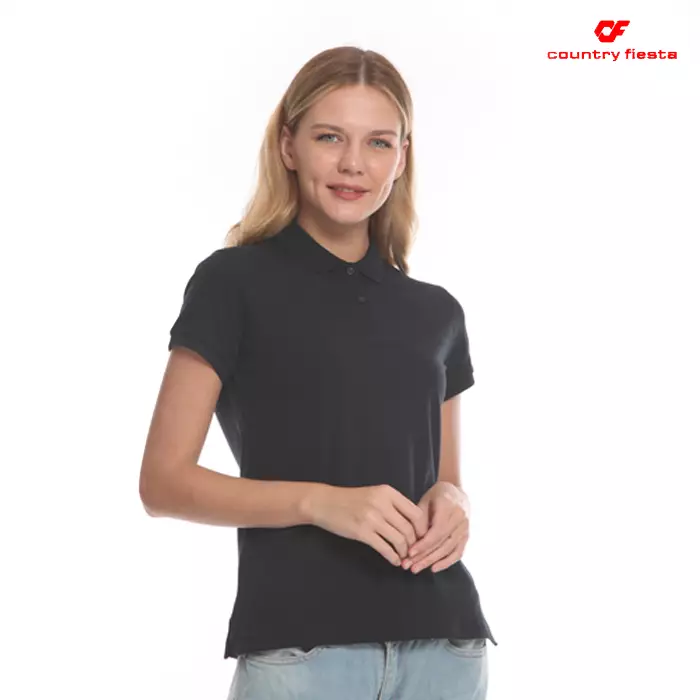 Jual Country Fiesta Country Fiesta Ladies Polo Shirt 01LPP00220 Black ...
