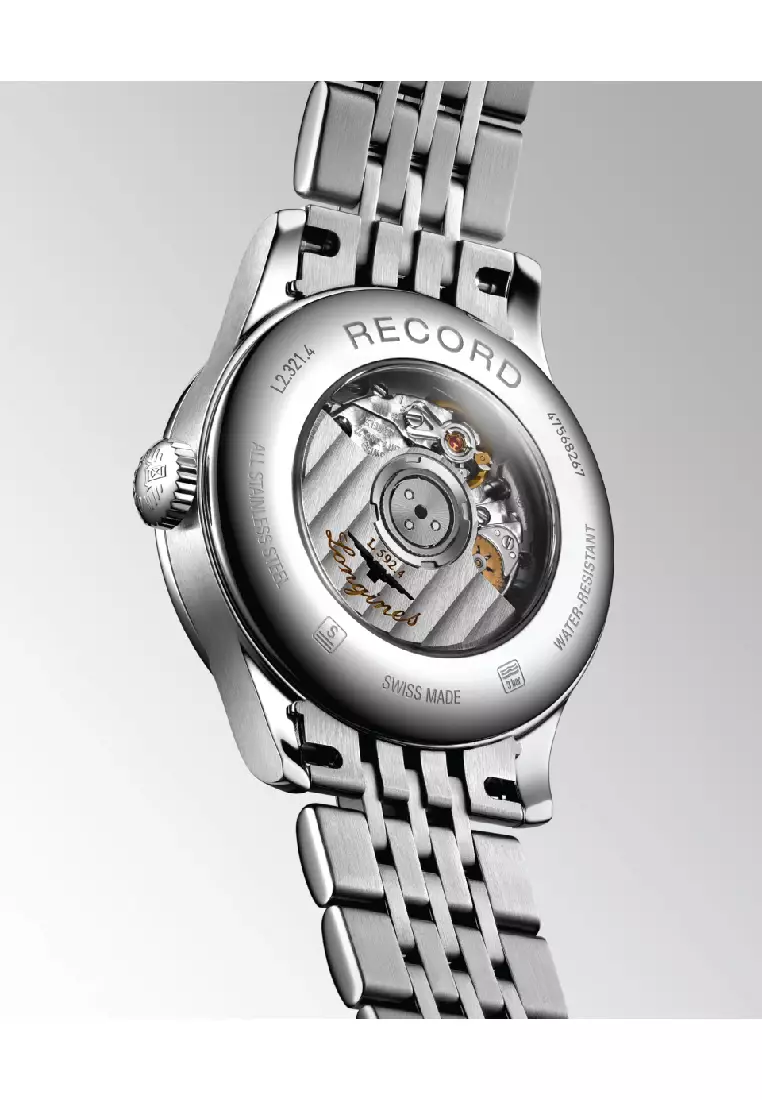 Buy Longines Longines Record Automatic Blue Dial Stainless Women Watch ...