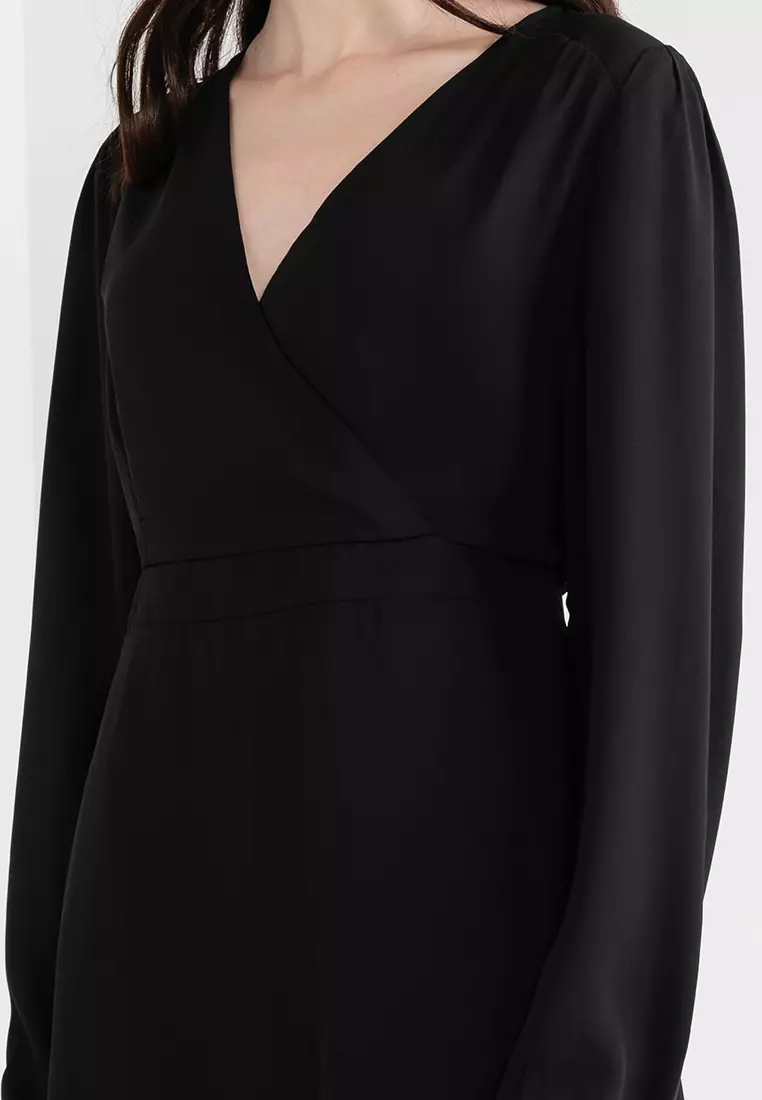 Buy ONLY Alma Poly Long Sleeves Riley Dress 2025 Online | ZALORA ...