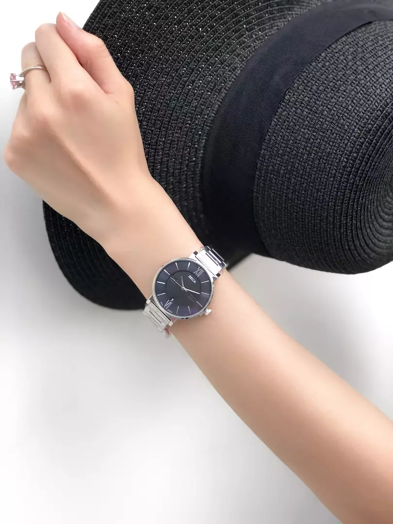 Jual ZECA Jam Tangan Wanita Unit Only (No box No battery) 1012L All Stainless Steel Strap Silver ...