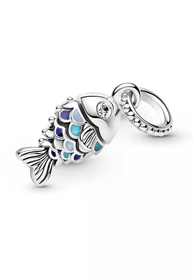 Buy PANDORA Pandora Blue Scaled Fish Dangle Charm Online | ZALORA Malaysia