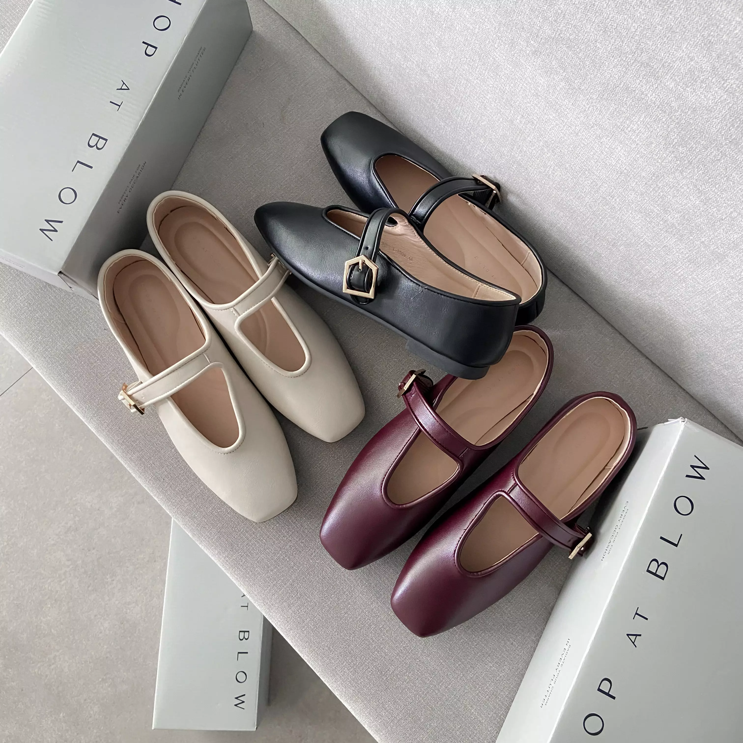 Jual Blow Blow Giu Mary Jane Flats MINNIK 0006 Original 2025 | ZALORA Indonesia