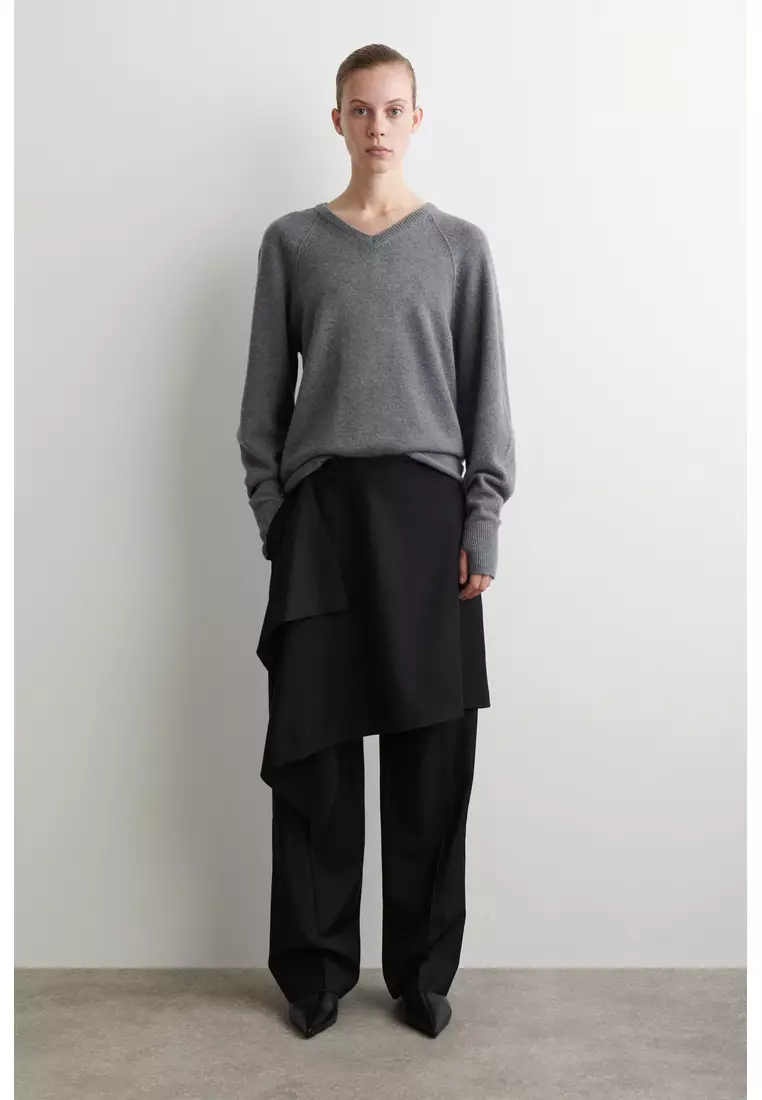 Buy COS WOOL SKIRT TROUSERS Online | ZALORA Malaysia