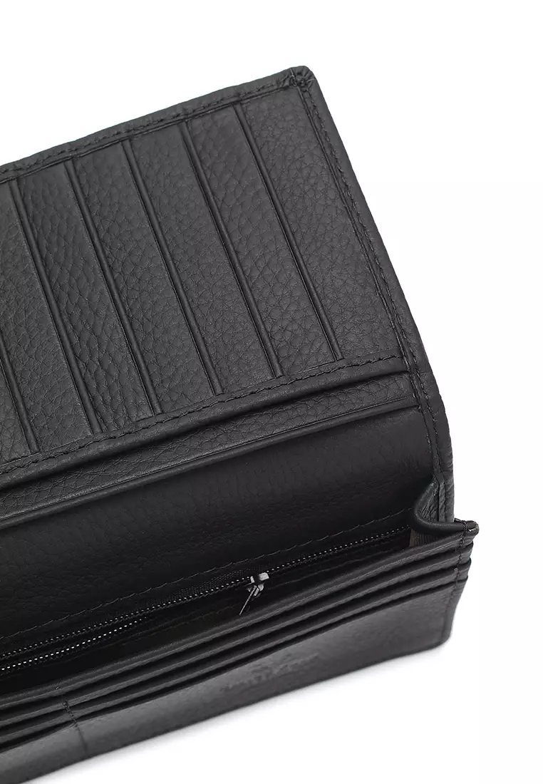 Buy Swiss Polo Men's Genuine Leather RFID Blocking Wallet - Black 2025 ...