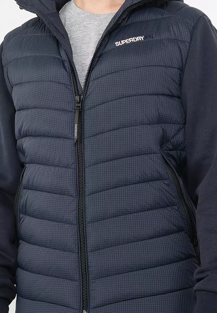 Buy Superdry Hooded Storm Hybrid Padded Jacket 2024 Online | ZALORA ...