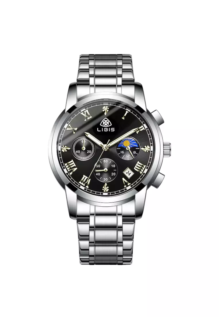 Buy OPCHIC Sun, Moon And Stars Steel Band Watch 2025 Online | ZALORA ...