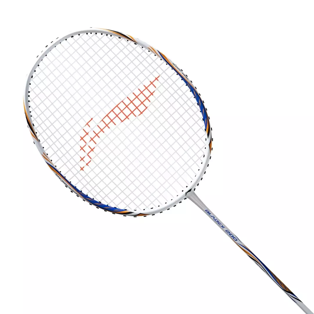 Jual LI-NING Li-Ning Badminton Racket Bladex 200R - 4U White/Blue ...