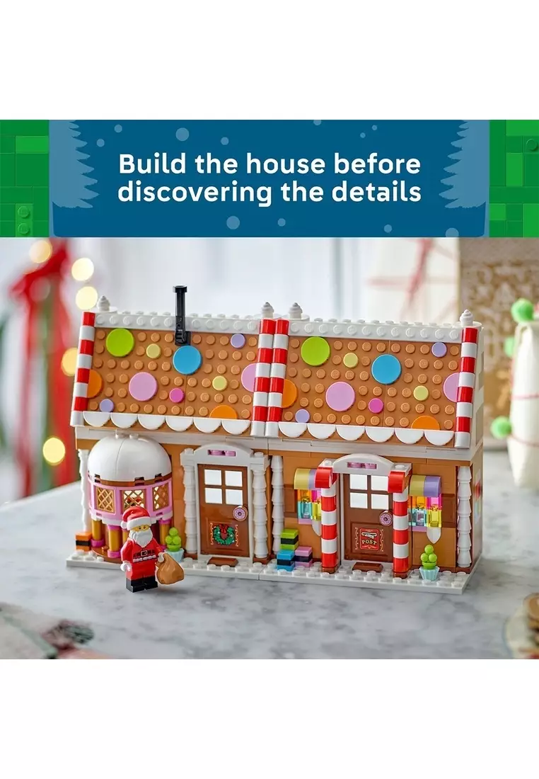 Buy LEGO® Seasons and Occasions 40809 Festive Gingerbread House, Age 10 ...