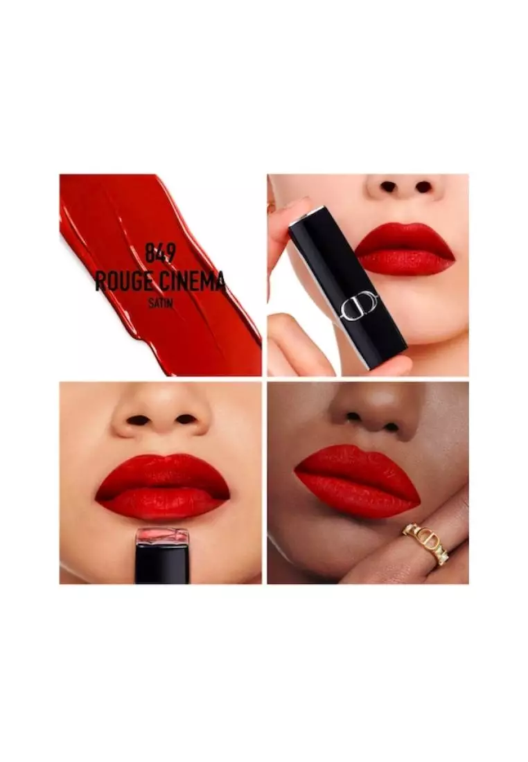 Buy DIOR Dior Rogue Satin 849 Rouge Cinéma Satin Finish 2025 Online | ZALORA
