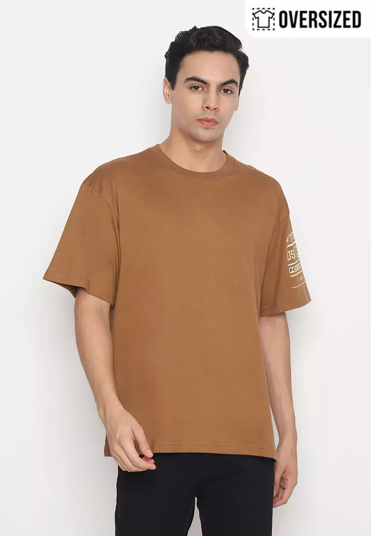 Jual NX NX T-Shirt Cotton Combed Tebal Oversized Pria 2079370481 ...