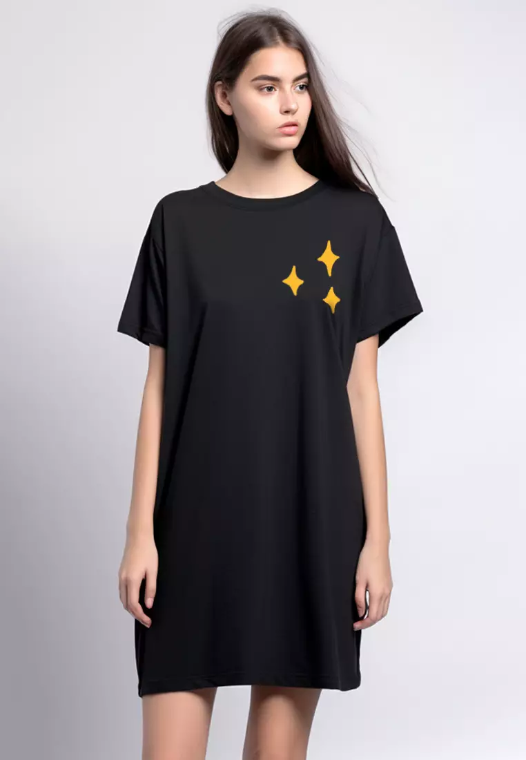 Jual Third Day LTF77 Kaos gambar bintang Dress Long T Shirt Instacool ...
