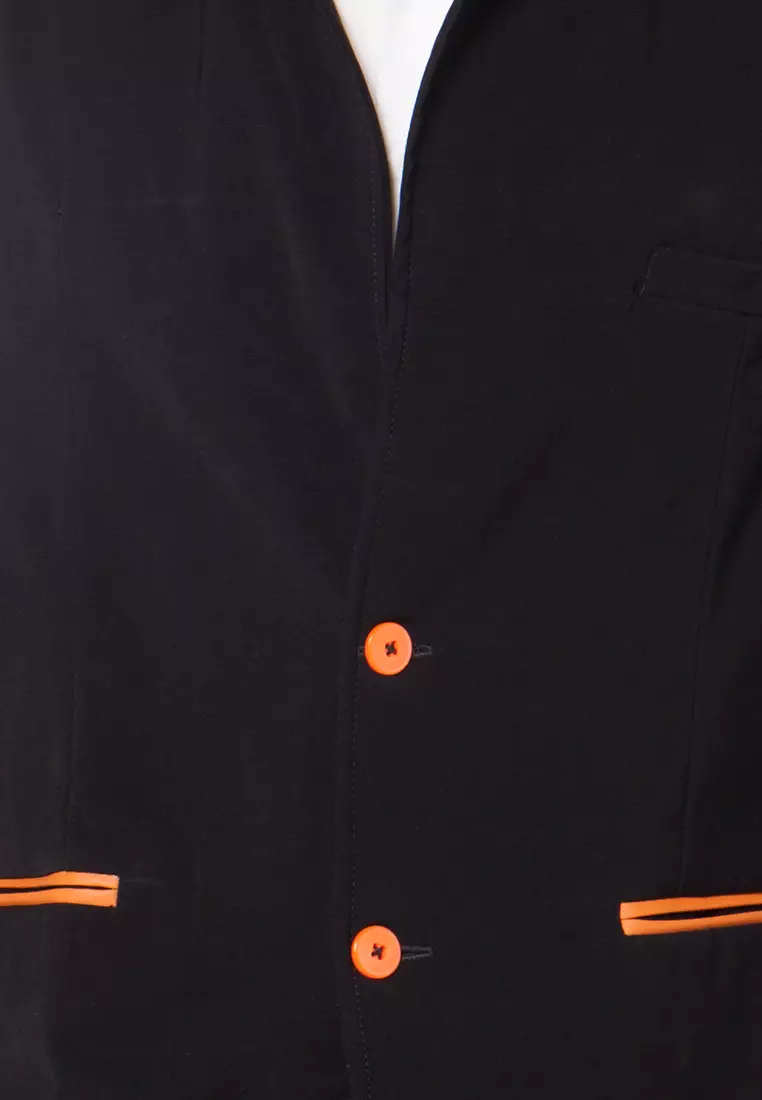 Jual Crows Denim Crows Denim - Blazer Stylish Hitam Model List Original ...