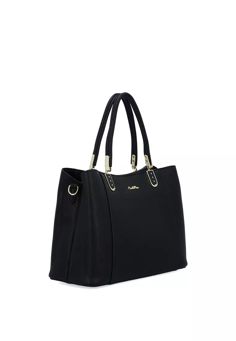 Buy Carlo Rino CR Belleza Top Handle - Black 2025 Online | ZALORA
