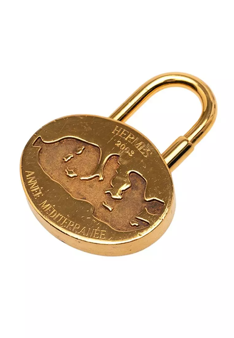 Buy Hermès Pre-Loved Hermès Gold Plated Annee Mediterranee Cadena Bag ...