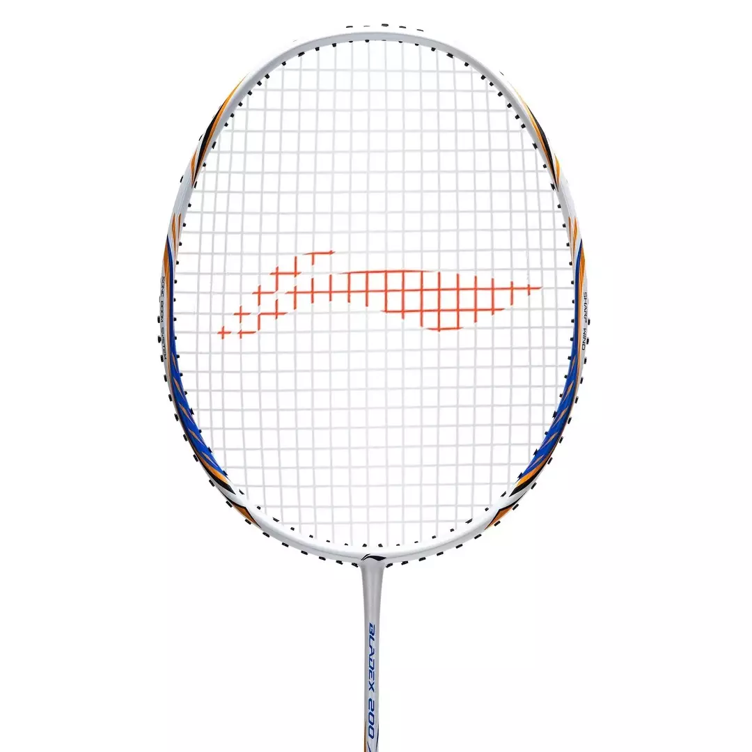 Jual LI-NING Li-Ning Badminton Racket Bladex 200R - 4U White/Blue ...