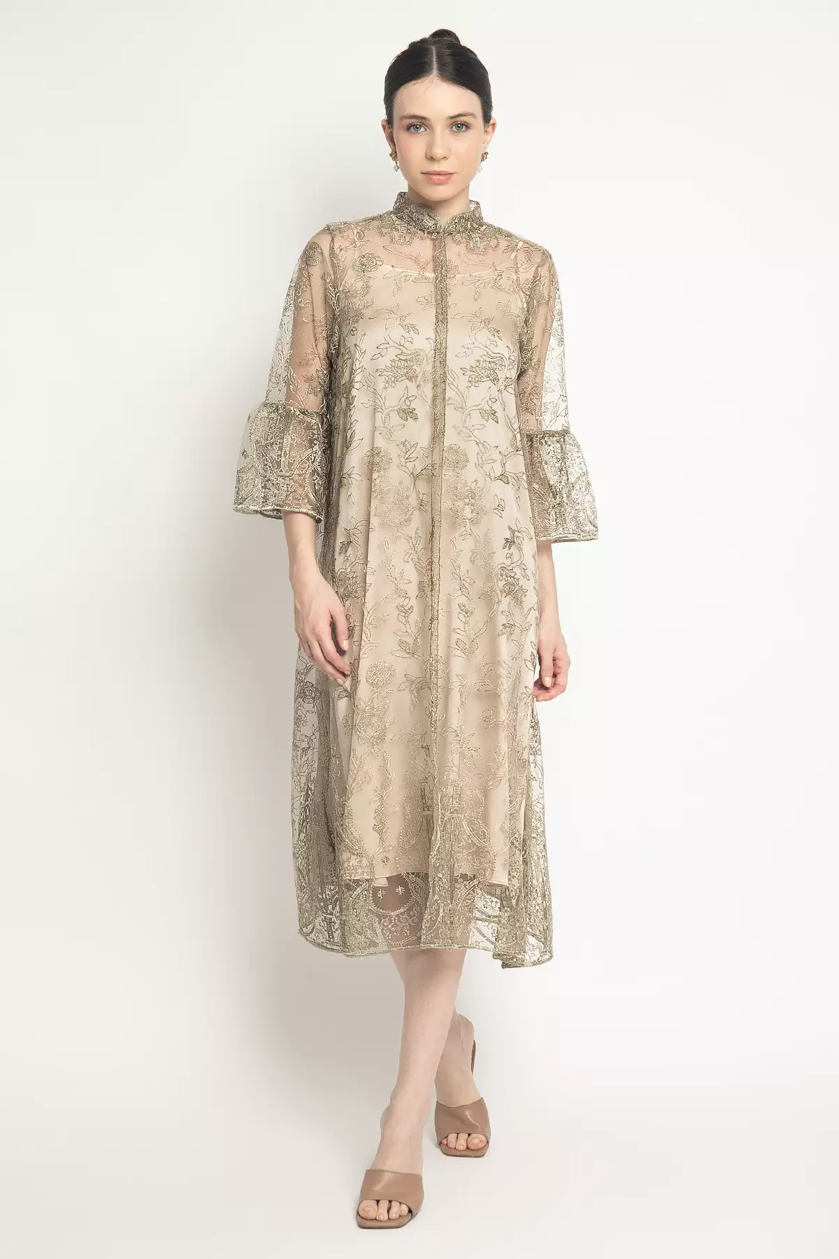 Jual DRESSHAUS Andayani Dress in Green Original 2025 | ZALORA Indonesia