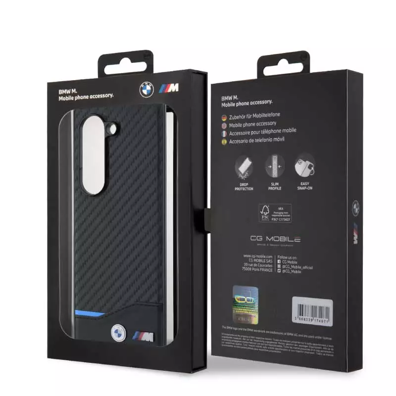 Jual BMW Case For Z Fold 6 BMW M M.Safe PU Carbon - Black Original 2024 ...