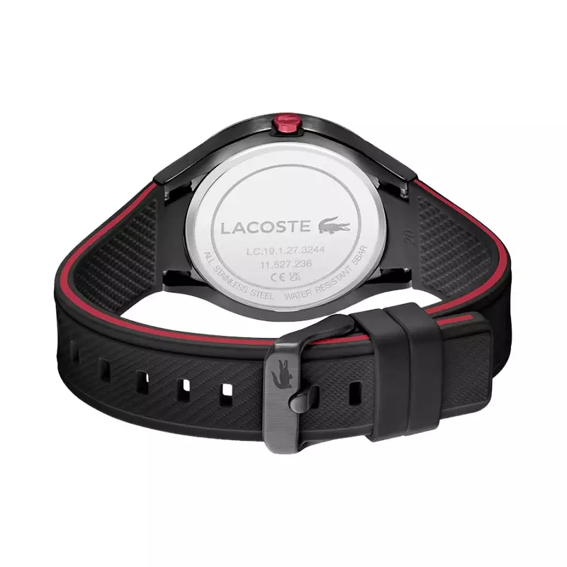 Jual Lacoste Jam Tangan Pria Lacoste Ollie 2011235 Men Black Dial Black ...