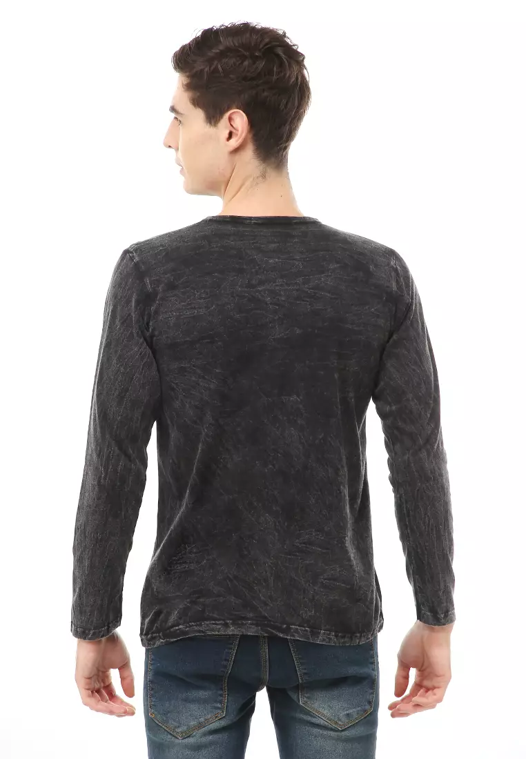 Jual Hamlin Jack T-Shirt Atasan Kasual Pria Model Kancing Plain Design ...